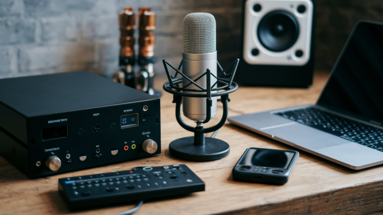 Assembling a mobile setup to measure volume, tone, and clarity on the go